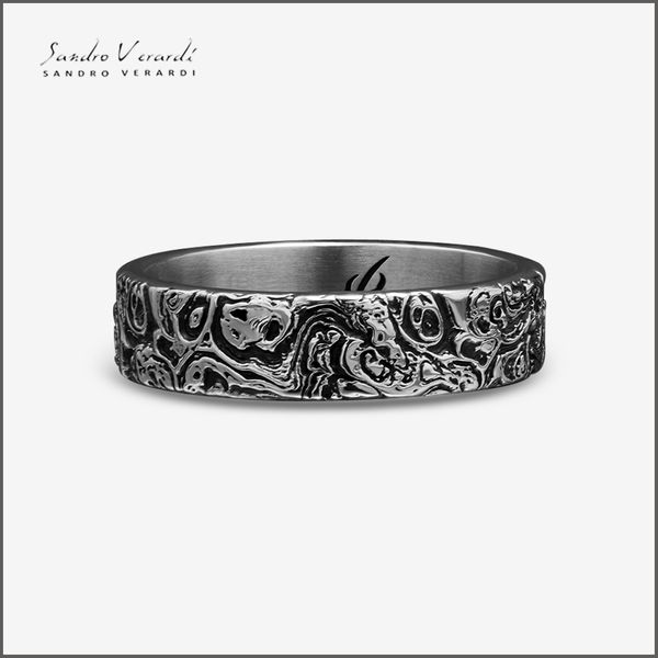 Silver Ring “Lava” – Sandro Verardi